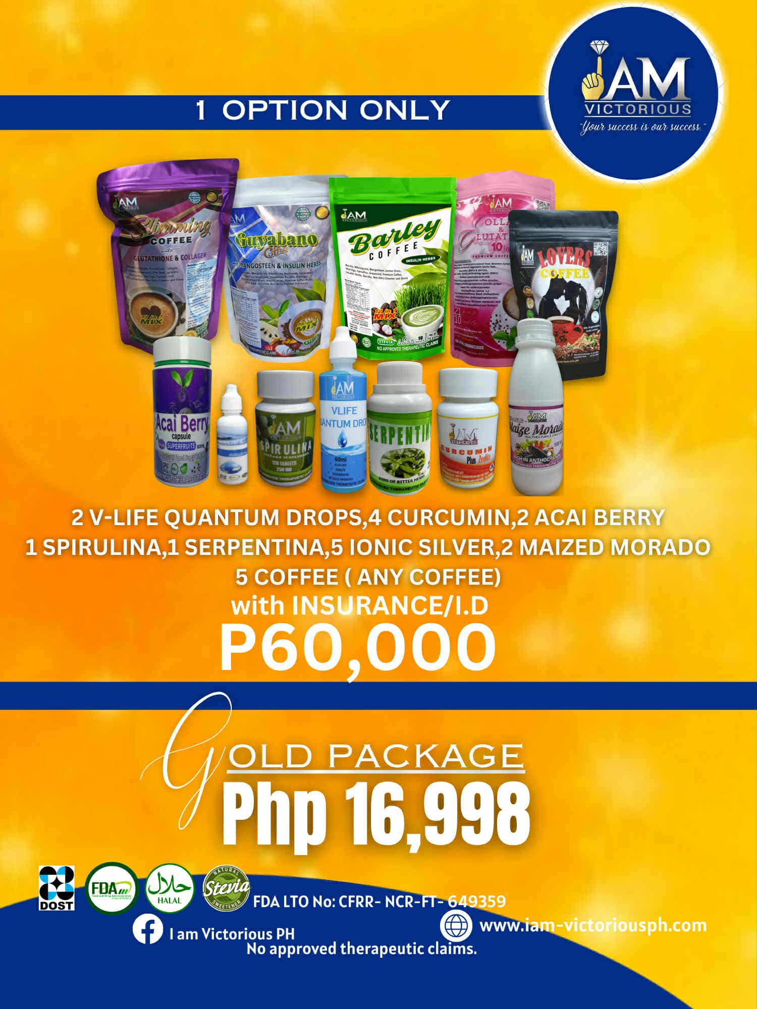 Gold Package – I AM VICTORIOUS